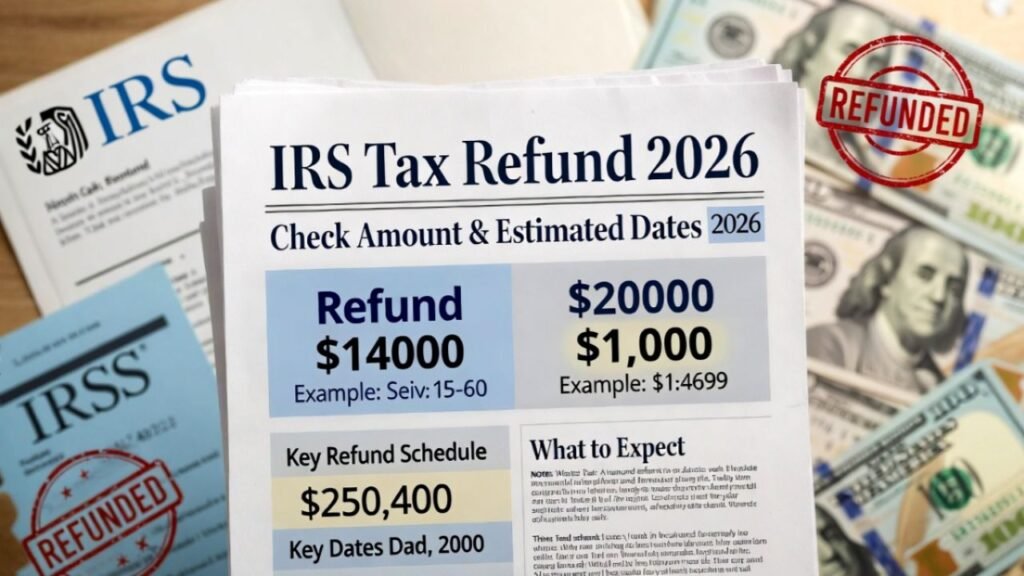 IRS Tax Refund 2026 Schedule: Check Amounts and Estimated Refund Dates ...